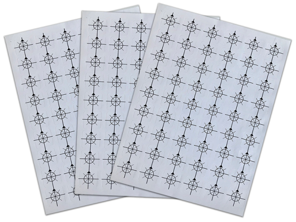 Center Meters Stickers(3 Sheets 54 per sheet) – CENTER METERS